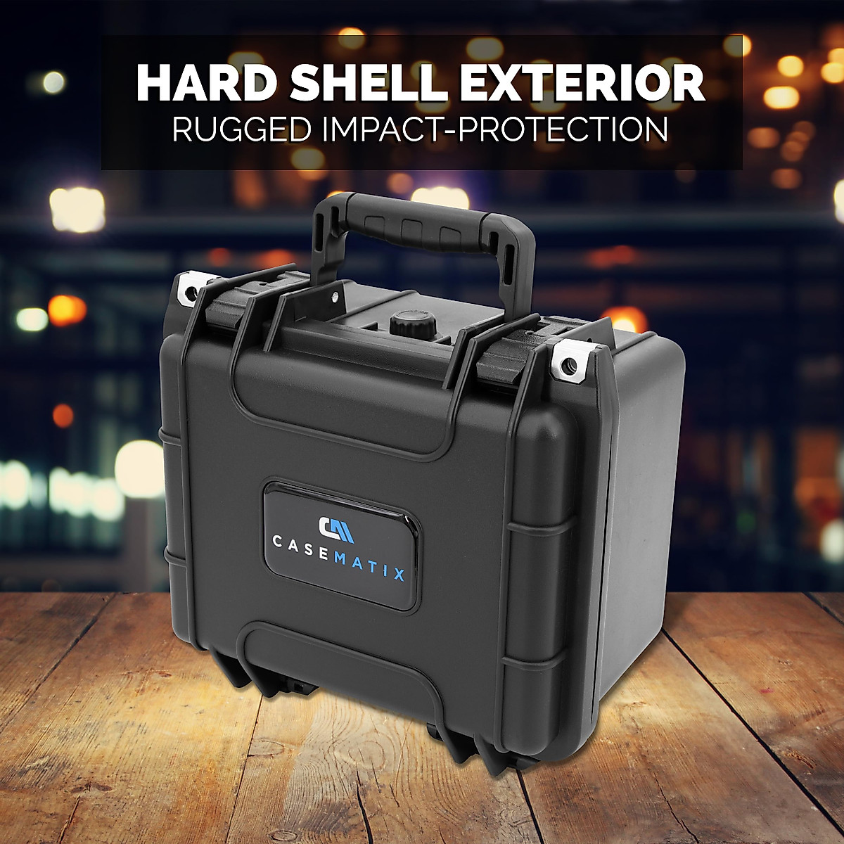 CASEMATIX Graded Card Case Fits 40 BGS PSA Slab Sleeves Graded Sports Trading Cards or 150 Top Loader Cards, IPX7 Waterproof Graded Sports Card Case and Trading Card Box With Dividers