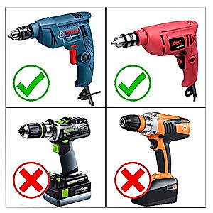 Milescraft 1368 DrillMate Portable Drill Guide - NO CHUCK. Must have 43mm Diameter Collar International Style Drills. Multi-Angle Drilling with Control Spring. NOT FOR MOST DRILLS|Black