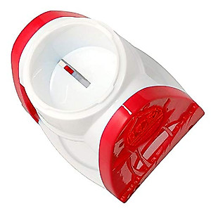Deluxe Shave Ice Snow Cone Maker Ice Shaver Hand Crank, non-electric - RED
