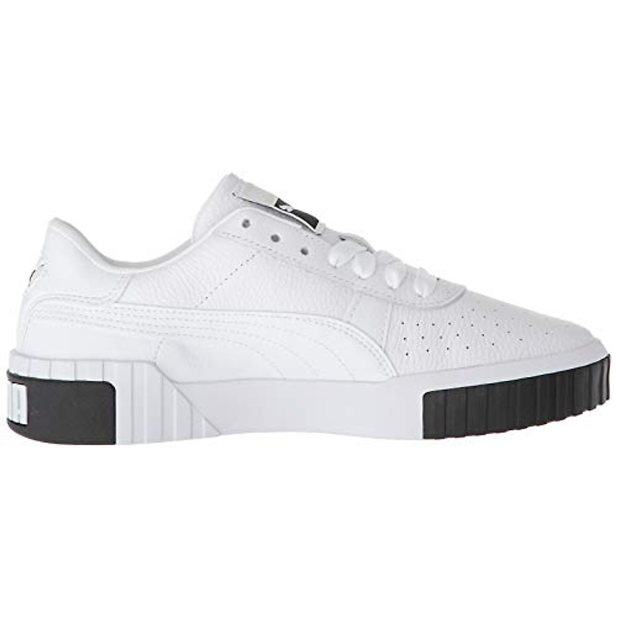 PUMA Women's CALI Sneaker White Black, 9 M US