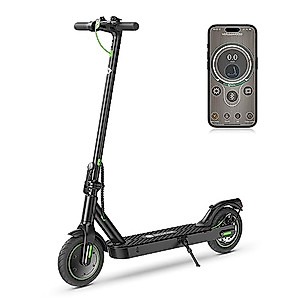 isinwheel S9 Pro Electric Scooter 18 Miles Long Range and 15-18 MPH Portable Folding Commuting E-Scooter for Adults, Dual Brakes & App Support