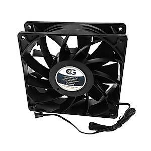 Coolerguys 12vDC Waterproof IP67 Fan (High Speed, 140x38mm)