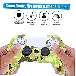 SOLUSTRE Protector Conter Green Handle Silicone Protection Light Game Cover Protective Gamepad Pad Case Grip
