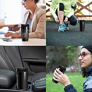 Ironworker USA Flag Water Bottle with Lid Reusable Plastic Coffee Mug Double Wall Vacuum Tumbler for Hot/Ice Coffee Tea 350ml