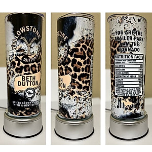 Beth Dutton 20oz tumbler