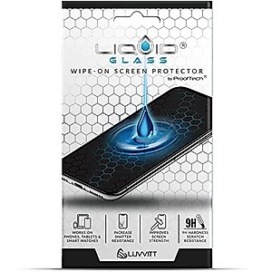 LIQUID GLASS Screen Protector Wipe On Scratch and Shatter Resistant Nano Protection for All Phones Tablets Smart Watches - Universal (New and Advanced)