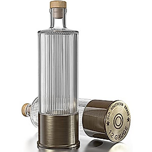 12 Gauge Patriotic Whiskey Decanter for Liquor Scotch Bourbon