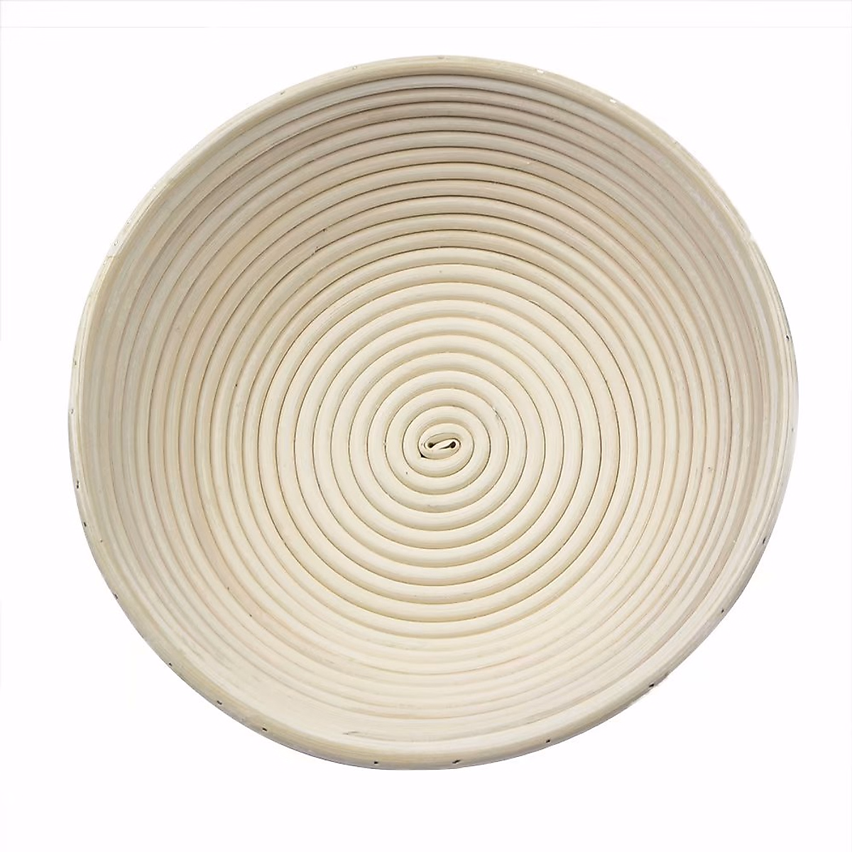 10 Inch Round Banneton Bread Proofing Basket 2 pcs Natural Rattan Cane Brotform Handmade& Linen Liner Cloth
