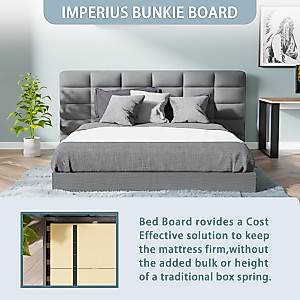 Imperius Heavy Duty Bed Slats for Mattress, Collapsible Box Spring, Bed Support Slats,No Assembly Required,Bed Slats Under Mattress, Full 48 * 60in