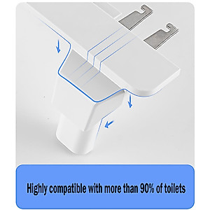 Bidet Attachment for Toilet with Pressure Controls Retractable Self Cleaning Cold Water Bidets Sprayer for Existing Toilets Non-Electric Bidet Seat Kit with Dual Spray Nozzles for Most Toilets Women