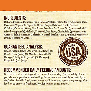 Merrick Lil Plates Teensy Turducken Recipe Dog Treat, 5Oz, Model:26051