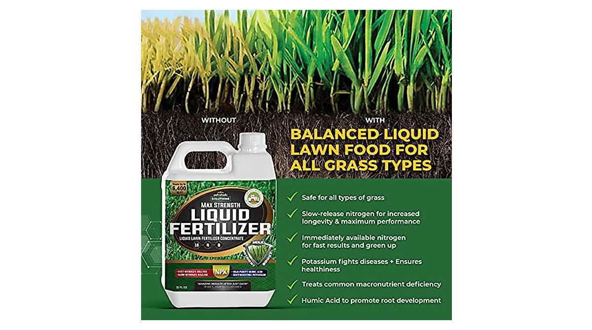 PetraTools Liquid Dethatcher & 16-4-8 Lawn Fertilizer Kit