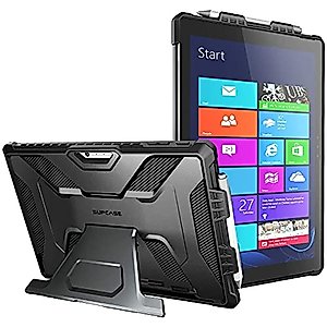 SUPCASE [UB PRO Series] Full-Body Kickstand Rugged Protective Case for Surface Pro 7/Pro 6 Case Microsoft Surface Pro 7/Pro 6/Pro 5/Pro 4/Pro LTE (Black)