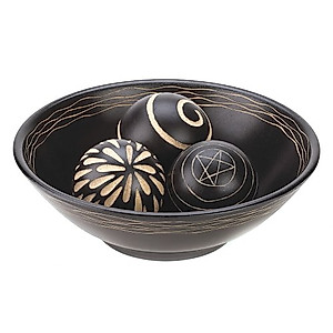 Wood Gifts & Decor Artisan Deco Bowl and Ball Centerpiece