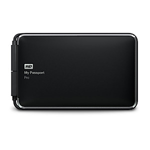 WD 2TB My Passport Pro Portable External Hard Drive - Thunderbolt - WDBRMP0020DBK-NESN