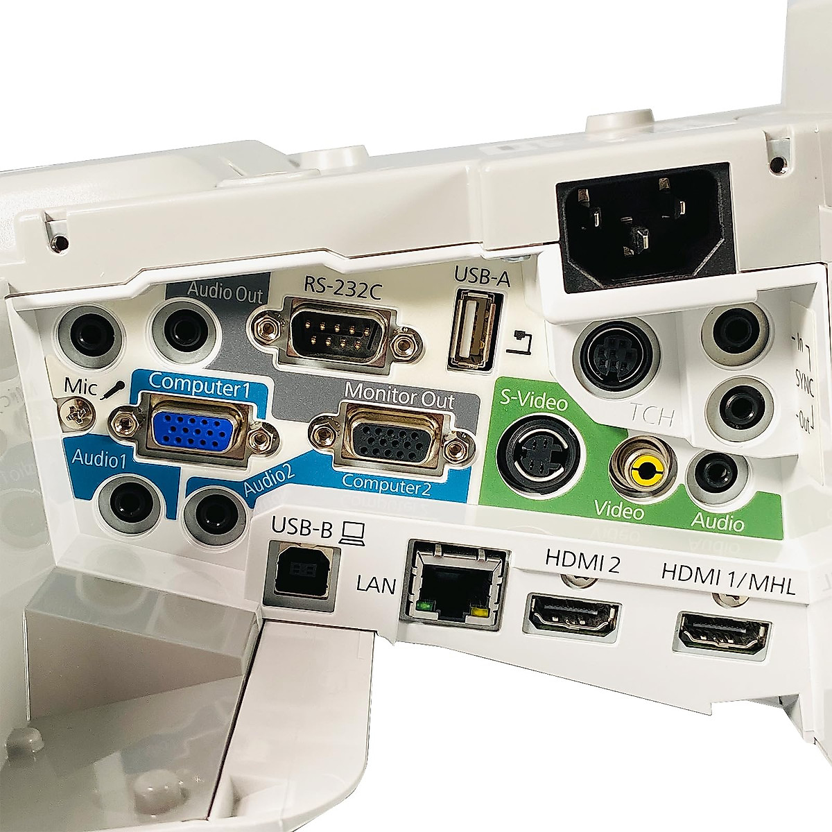 Epson BrightLink 595Wi WXGA 3300 ANSI Interactive Projector 3LCD Ultra Short Throw HDMI, Bundle: Remote Control, HDMI Cable, Power Cable