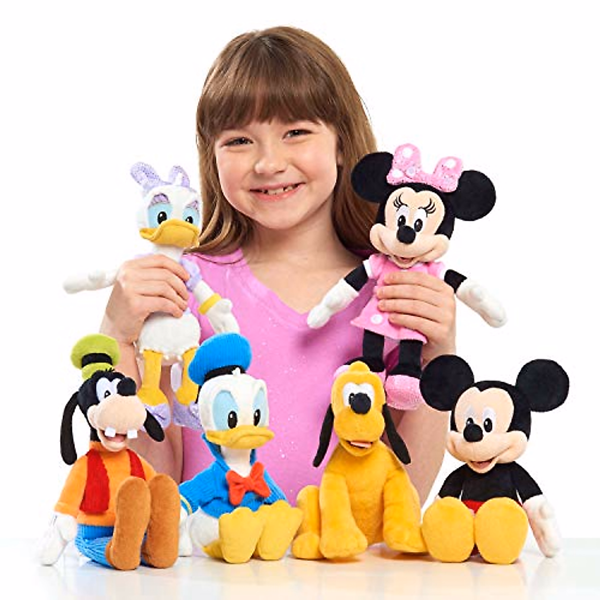 Disney Junior Mickey Mouse Bean Plush Mickey Mouse Stuffed Animal, Kids Toys for Ages 2 Up by Just Play