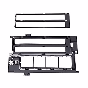 Poweka 1423040 1403903 1401444 35mm Film Holder Slide Negative Holder & Cover Film Guide Photo Holder Compatible with Ep-Son Perfection V500 V550 V600 4490 4990 2450 3170 3200 4180 X750 X770 X820