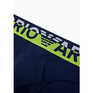 Emporio Armani Men's Megalogo Brief, Ink