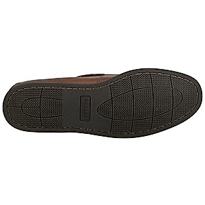 Dockers Men’s Vargas Leather Handsewn Boat Shoe,Rust, 10 M US