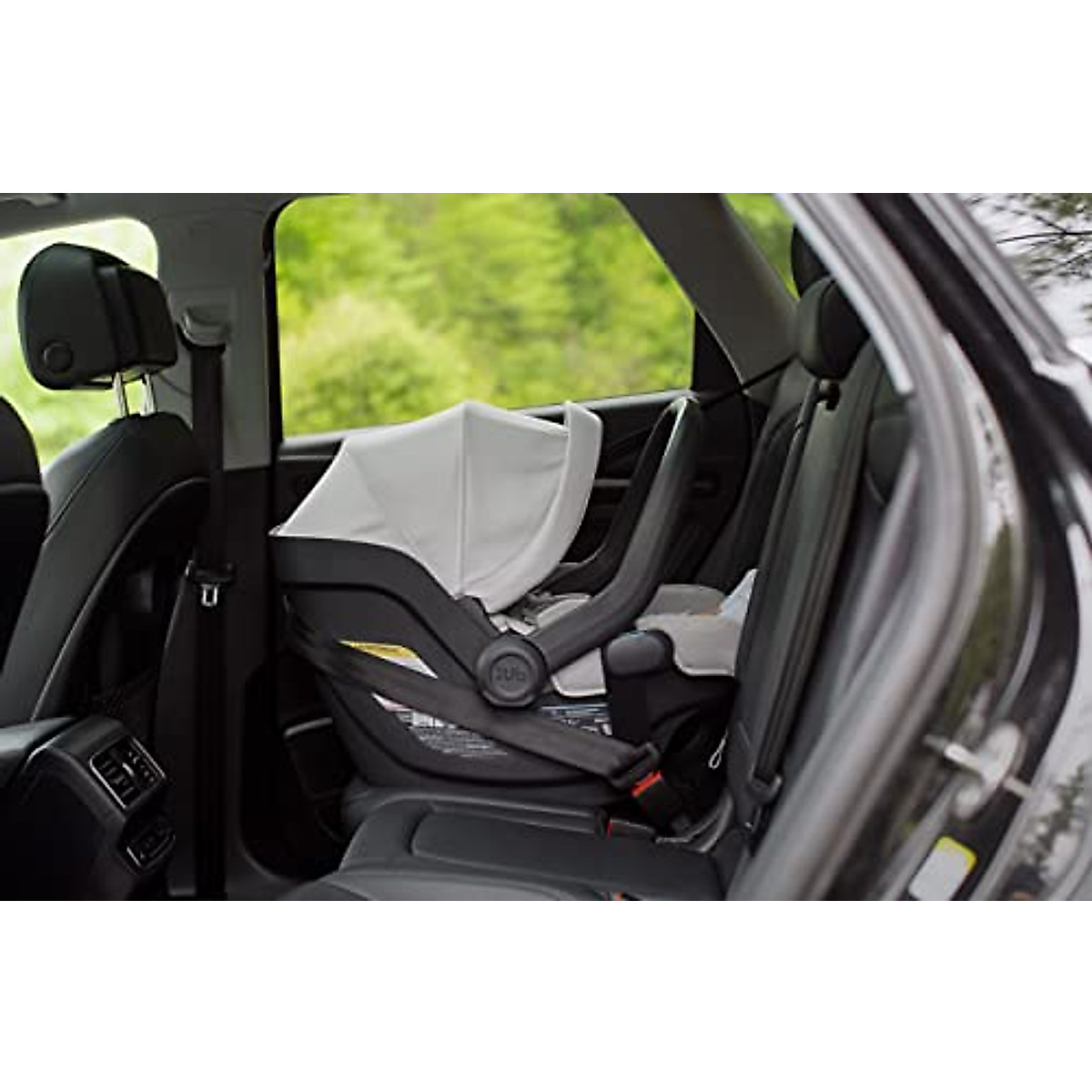 MESA V2 Infant Car Seat and Base - Jake (Charcoal) + MESA Family Travel Bag