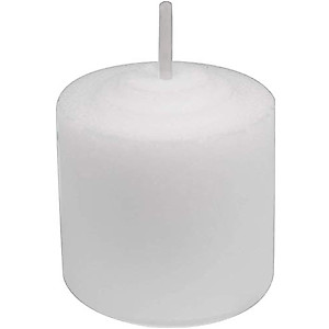Root Candles 10-Hour Unscented Beeswax Blend Votive Candles, 12-Count, White