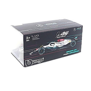 Bburago 1:43 F1 Merecedes W13 E Performance (2022) with #44 Hamilton Driver