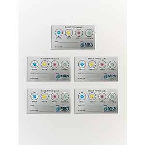 MRN Diagnosics Blood Typing Kit: 5 Pack