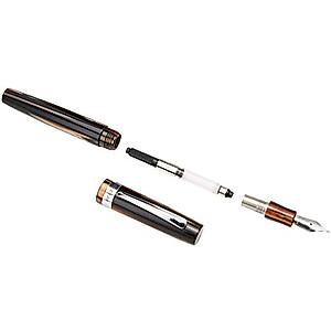 Monteverde Giant Sequoia Fountain Pen - Extra Fine Nib Fountain Pen, Brown (MV32267)