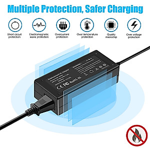 Laptop Charger Cord for Dell Inspironn, 19.5V 3.34A 65W 60W 19.5V 2.31A 45W AC to DC Power Adapter with 7.4 * 5.0mm 4.5 * 3.0mm Charging Connectors.