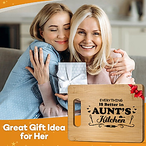 GwhyGifts Uncle and Aunt Gifts,Funny Socks 20 Oz Tumbler and Personalized Cutting Board