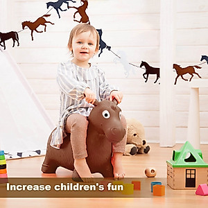 Horse Birthday Banner Party Decorations Racing Horse Banner Paper Bunting Garland Farm Theme Decor for Present Birthday Wedding Party Supplies, Pre Assembled Hanging Decoration