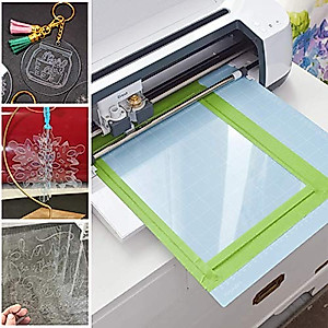 12 Pack 4x6" PET/Plexiglass Sheet 0.05",Bedexut Clear Plastic Panels for Crafting Projects,Cricut Cutting,Replacement Picture Frame Glass.Make Special Acrylic Signs for Festival, Party, Office.