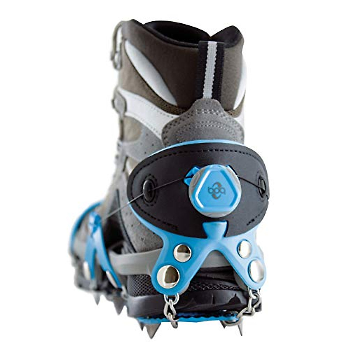 Yaktrax Summit Heavy Duty Traction Cleats with Carbon Steel Spikes for Snow and Ice (1 Pair), Large, Black, Small 08442