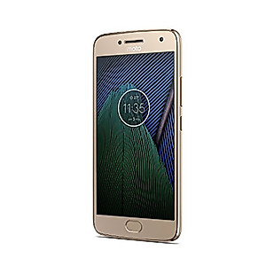 Motorola Moto G5+ Plus 32GB (5th Generation) - 5.2" Full HD, Snapdragon 625, SIM GSM Factory Unlocked - International Version - No Warranty (Gold)