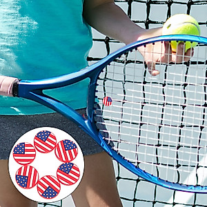 PartyKindom 6pcs Tennis Absorbers Tennis Dampener Tennis Racket Absorber Tennis Vibration Dampeners Tennis Racket Dampeners Tennis Racquet Dampener