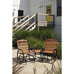 JACK-POST CG-30Z Country Garden Glider Tete-a-Tete, Bronze