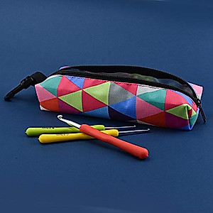 Yarn Storage Bag, Portable DIY Hand Weaving Craft Knitting Case Organizer Crochet Hooks Thread Holder Totes, Traveling Sewing Tools Accessories