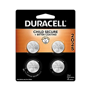 DURACELL DURDL20254PK Button Cell Lithium Battery 2025 4 Pack