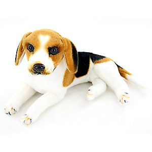 Jesonn Realistic Stuffed Animals Beagle Dog Plush Toys (17.7 Inch)