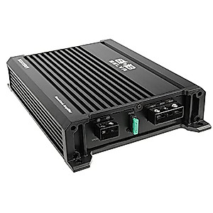 Belva BXA15001 1500W Peak BX-Series 2-Ohm Stable Class-A/B Monoblock Car Audio MOSFET Amplifier with Remote Subwoofer Level Control