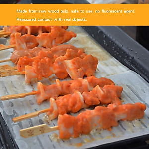 Parchment Sheets (200Pcs), 10 x 14 Inches Non-Stick Precut Baking Parchment Paper for Baking Cookies, Bread, Meat