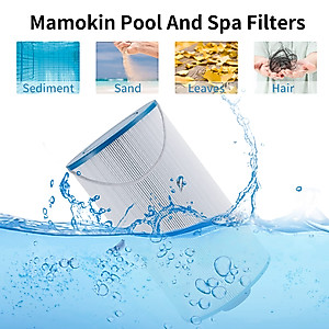 Mamokin 303279 Hot Tub Filter Replaces Filbur FC-2402, 5CH-37, PFF42TC-P4, 78460 and Lifesmart, AquaTerra, Fantasy, Freeflow, Simplicity, Bermuda, Aspire, Azure, Spa Filter-2 Pack