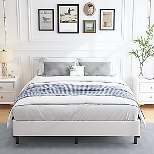 ALDRICH Queen Box Springs 9 Inch Heavy Duty Metal Box Spring Mattress Foundation 3000lbs Max Weight Capacity/Non-Slip/No Noise/Easy Assembly/Easy Clean Cover