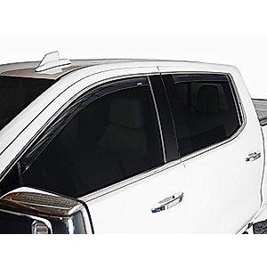 Auto Ventshade [AVS] In-Channel Ventvisor / Rain Guards | Smoke Color, 4 pc | 194949 | Fits 2001 - 2003 Ford F-150 SuperCrew, 2002 - 2003 Lincoln Blackwood