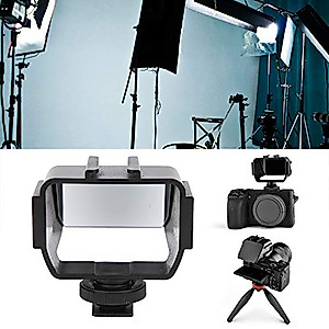 Flip Screen,Mirrorless Camera Universal Cold Shoe Mount Flip Screen Exhibition Stand,for Mirrorless Camera Photography Vlog Video