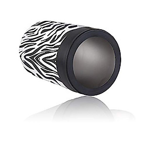Smart Coolers - New 2020 Slim Can Cooler Coozie for White Claw Sleeve 12 oz Skinny Can - Soft Insulated Slim Sleeve for Beer, Soda & Cold Beverages - Standard Size Can Coozie Holder - Zebra