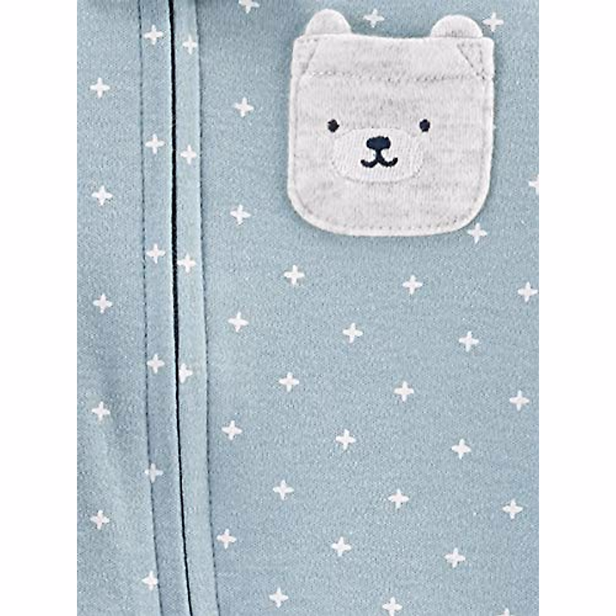 Simple Joys by Carter's Unisex Babies' Cotton Footed Sleep and Play, Pack of 3, Llama/Rainbow/Bear, 0-3 Months