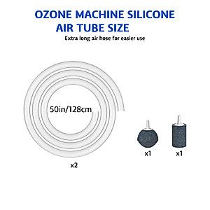VTAR Silicone Air Pipe and Diffuser Stone for VTAR Portable Ozone Machine