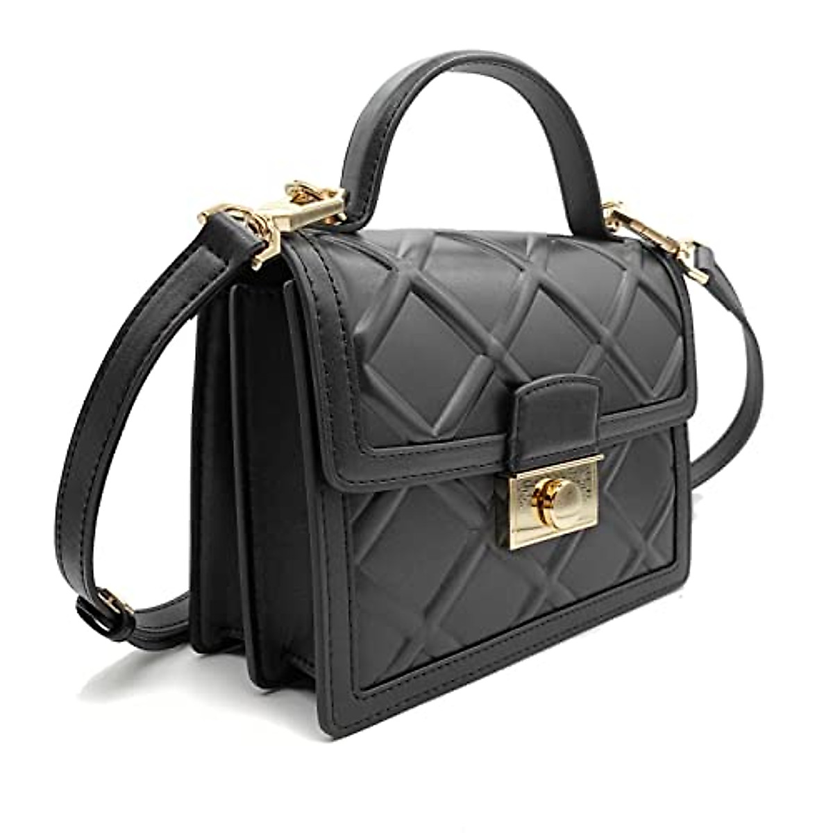 OOHOO Small Top-Handle Handbags for Women Crossbody Bags Purses for Women Y2k Fashion Designer Clutch Bags with Chain Strap